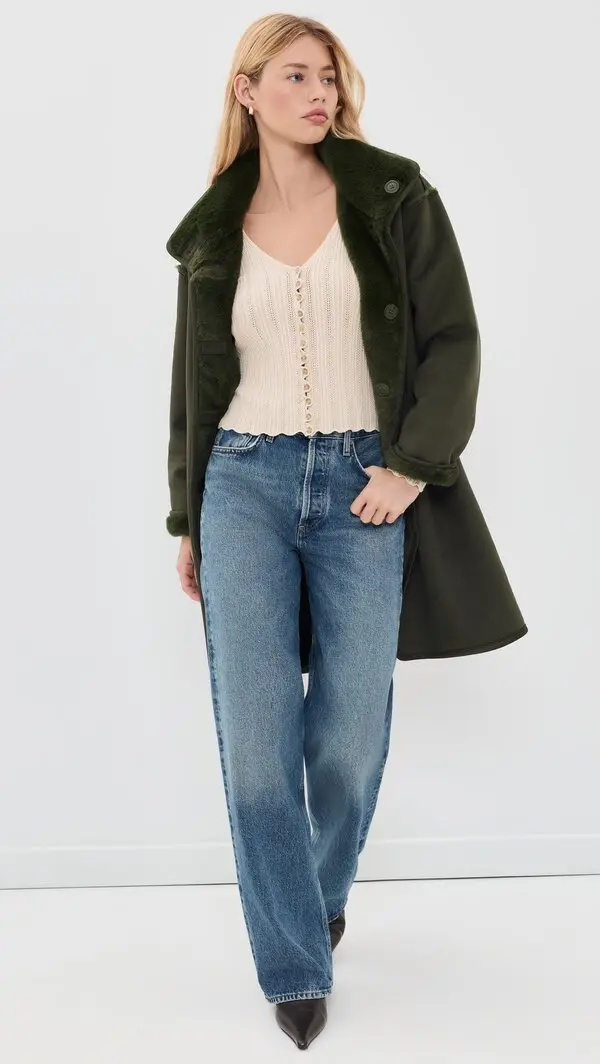 Velvet By Graham & Spencer Faux Suede Yves Coat