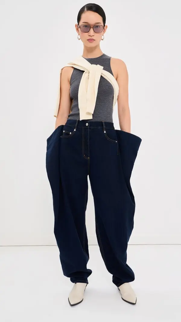 Tibi Aleda Denim Jeans