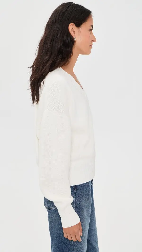 PISTOLA Nika Heavyweight V-neck Sweater