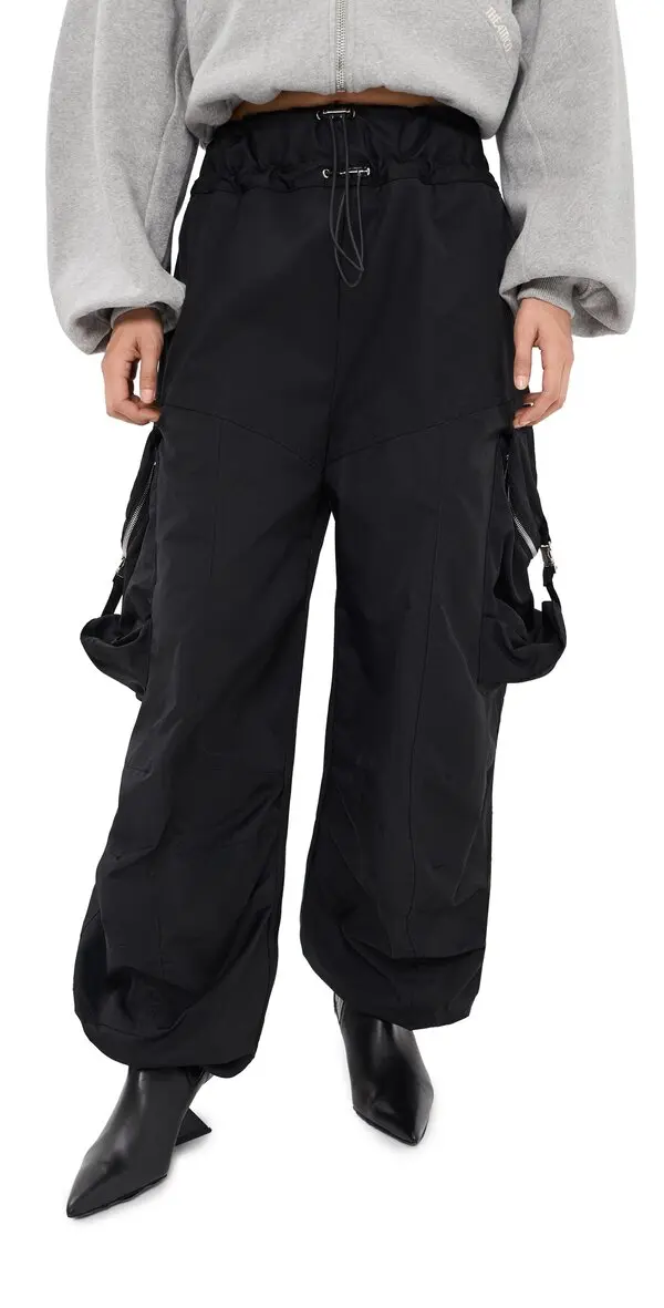 Attico Cargo Pants With Buckle Accents