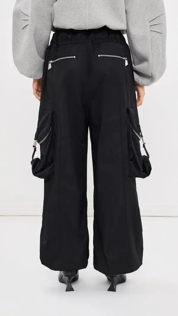 Attico Cargo Pants With Buckle Accents