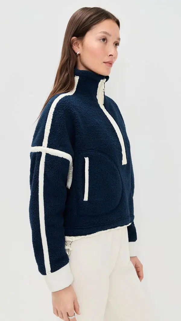 Free People Mountain High 1/2 Zip Fleece Pullover