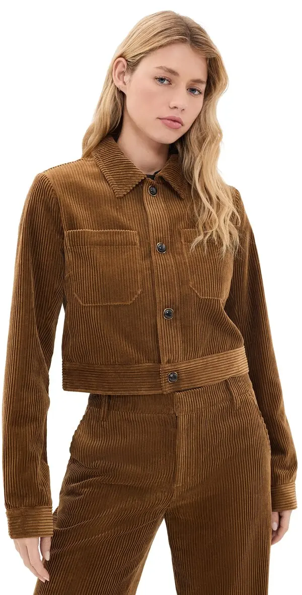 FRAME The Small Corduroy Jacket - Hazelnut