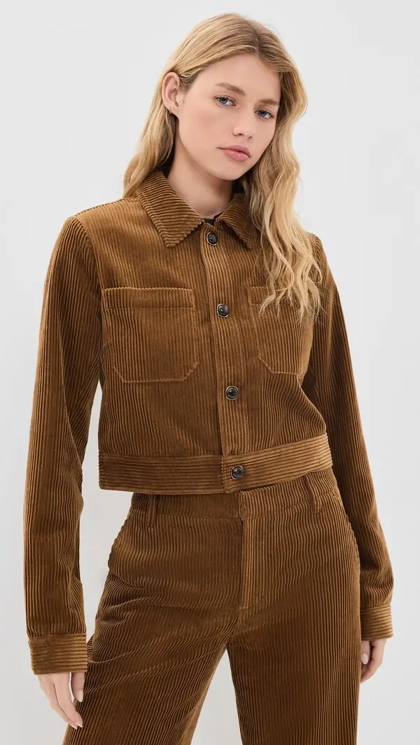 FRAME The Small Corduroy Jacket - Hazelnut
