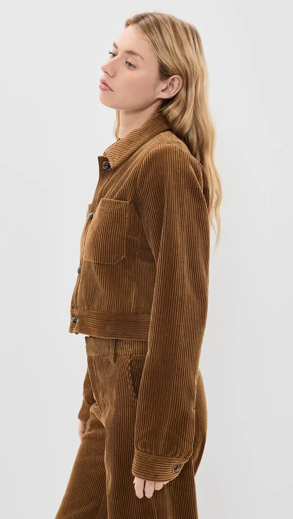 FRAME The Small Corduroy Jacket - Hazelnut