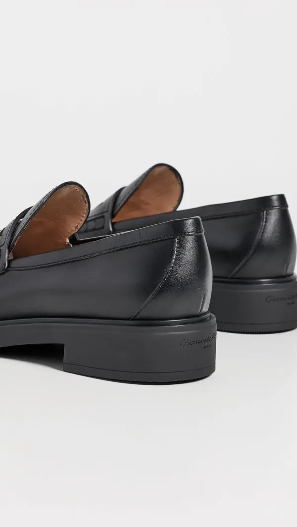 GIANVITO ROSSI Leather Loafers