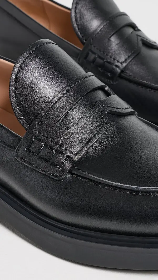 GIANVITO ROSSI Leather Loafers
