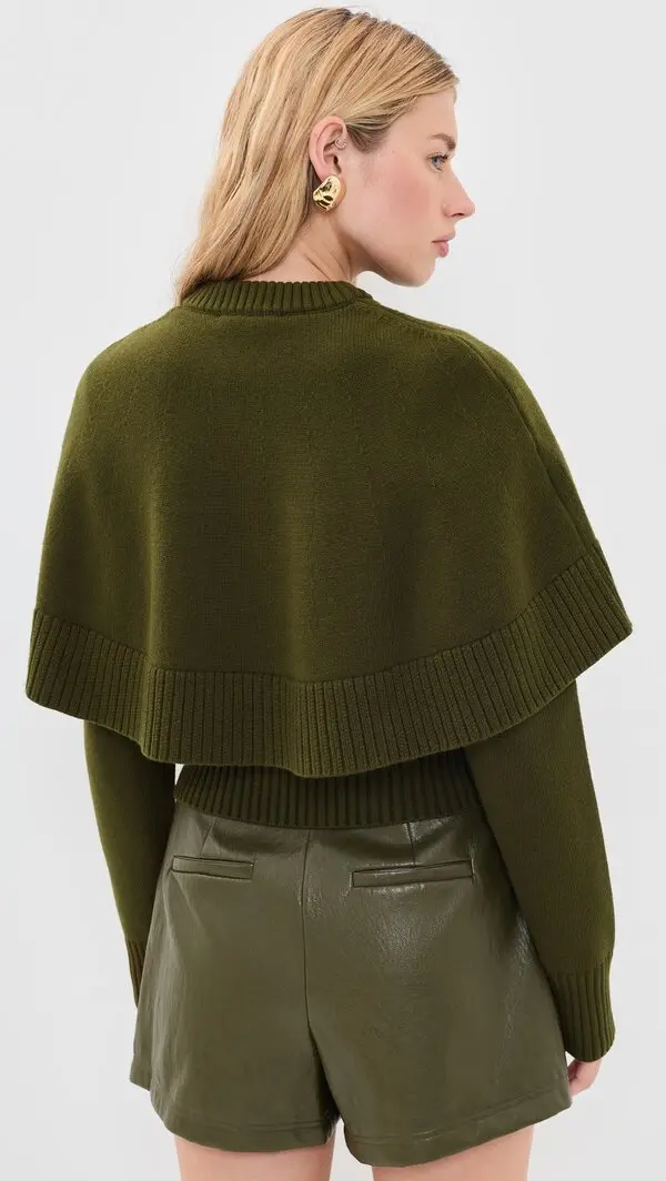 Ronny Kobo Evian Knit Top - Olive