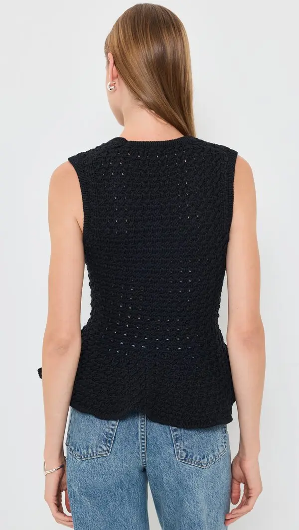 PISTOLA Anna Peplum Sweater Tank