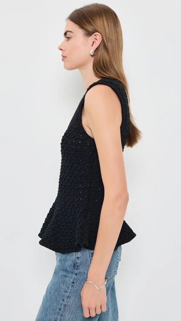 PISTOLA Anna Peplum Sweater Tank