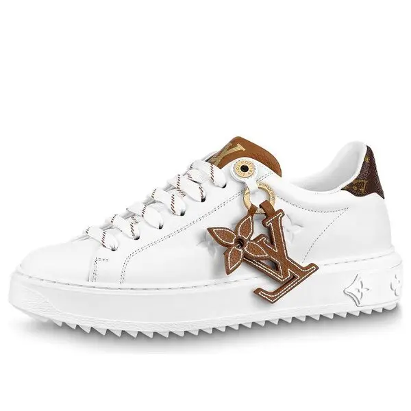 LOUIS VUITTON Time Out Sneakers - White/brown