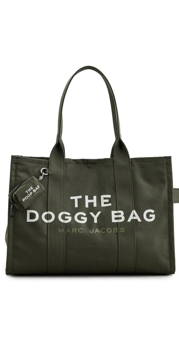 Marc Jacobs Doggy Bag Canvas Tote - Forest