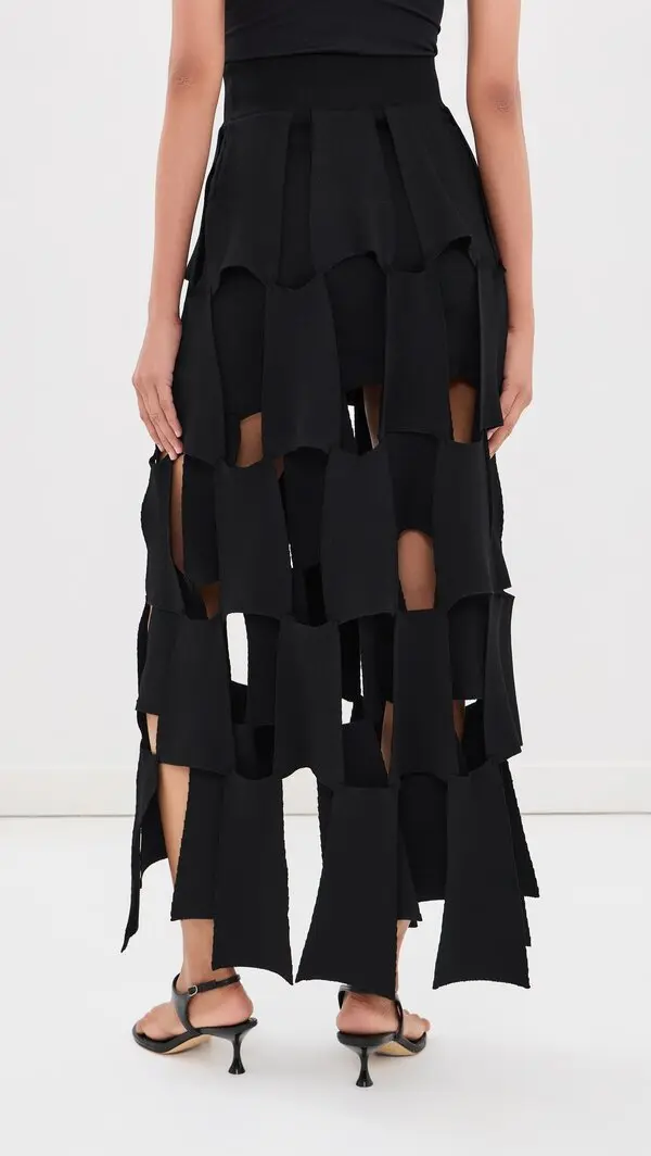 A.W.A.K.E. Mode A. W.a. K.e. Mode Knitted Multi Trapeze Skirt