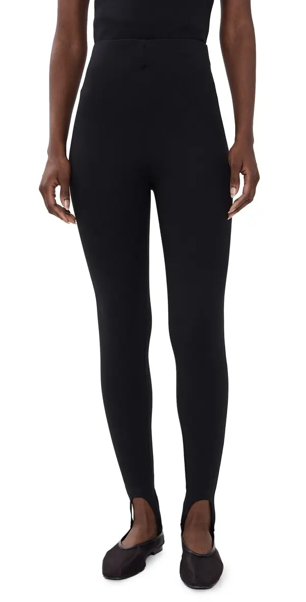 FAVORITE DAUGHTER The Stirrup Pants - Black