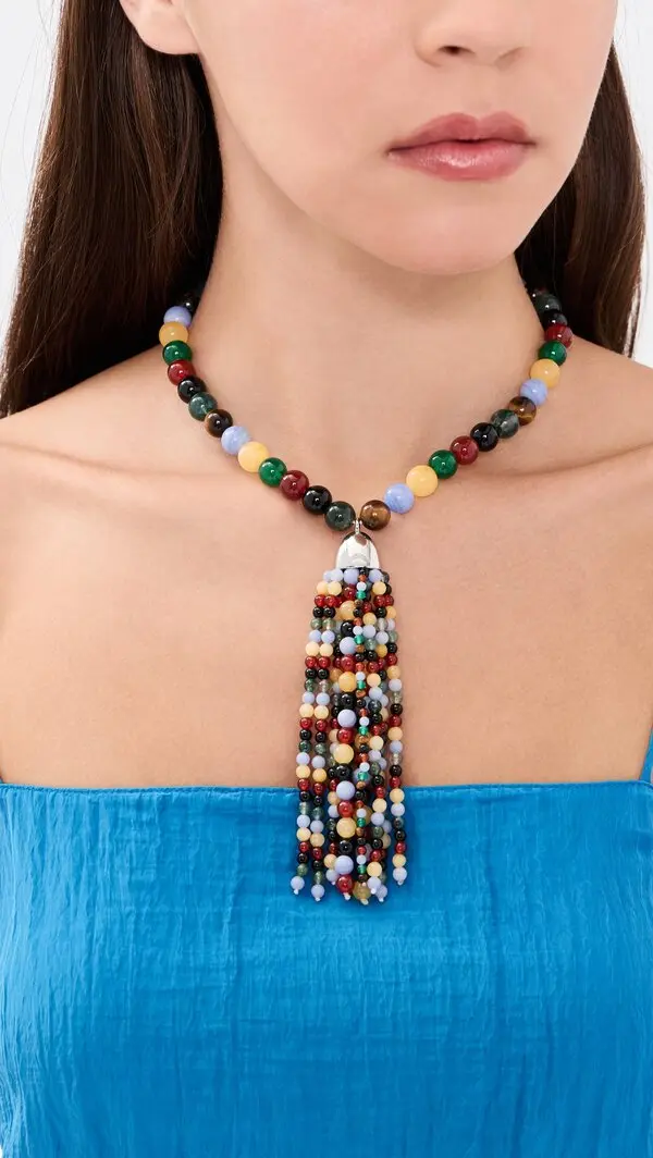 JULIETTA Delfina Tasseled Necklace