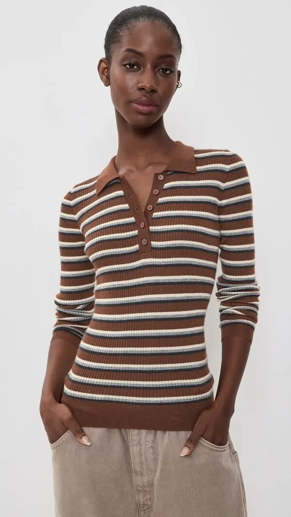 HERSKIND Milo Cashmere Knit Polo