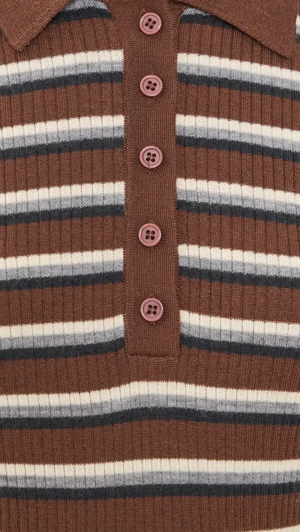 HERSKIND Milo Cashmere Knit Polo