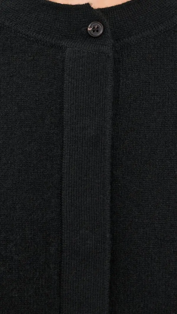 Le Kasha Cashmere Cropped Sweater - Black