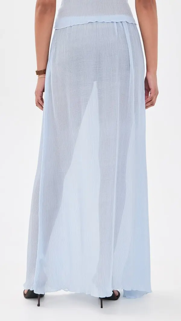 Lioness Maxi Skirt - Soft Blue