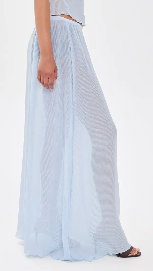 Lioness Maxi Skirt - Soft Blue