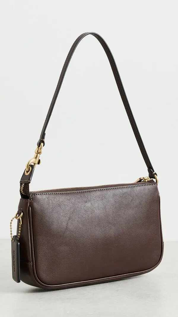 COACH Natural Grain Leather Plaza Bag