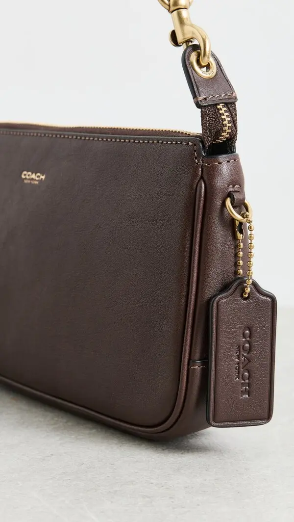 COACH Natural Grain Leather Plaza Bag
