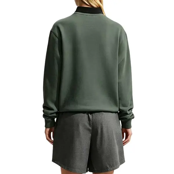 Nike Studio Fleece Medium Weight Crew - Camo Green/sail