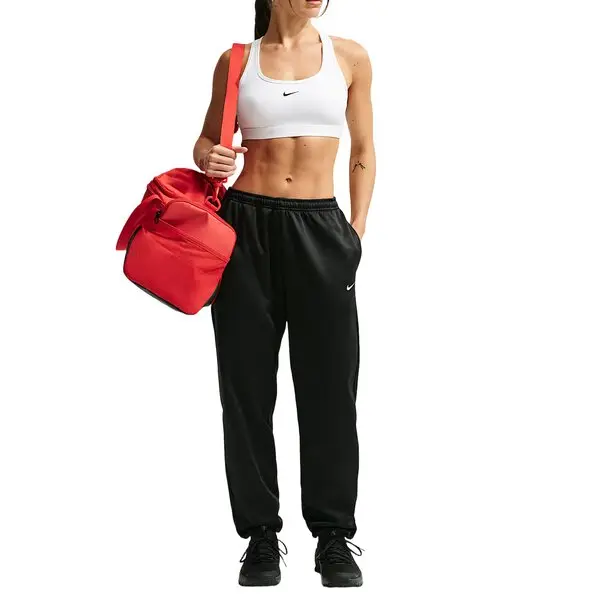 Nike Studio Fleece Therma-fit Mid-rise Pants - Black/white