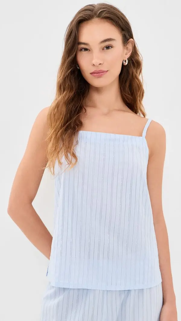 Donni. The Eyelet Pop Shell Camisole
