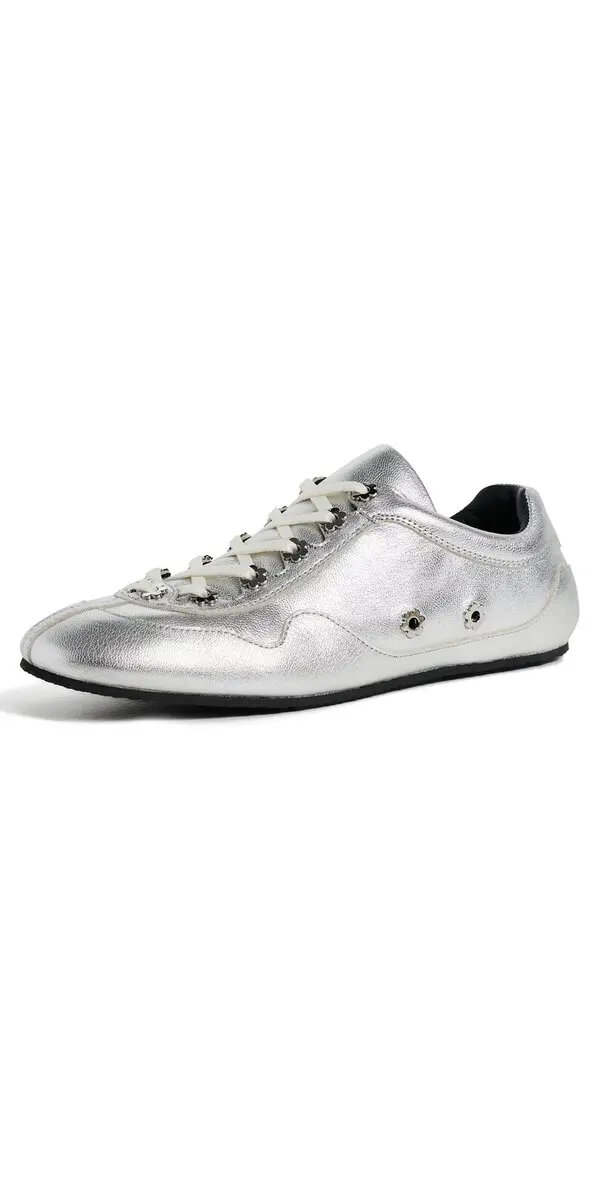 Cecilie Bahnsen Stud Sneakers - Silver