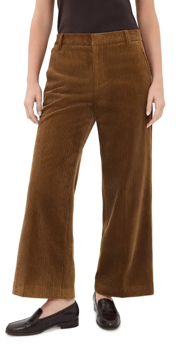 FRAME Corduroy Wide Leg Trousers