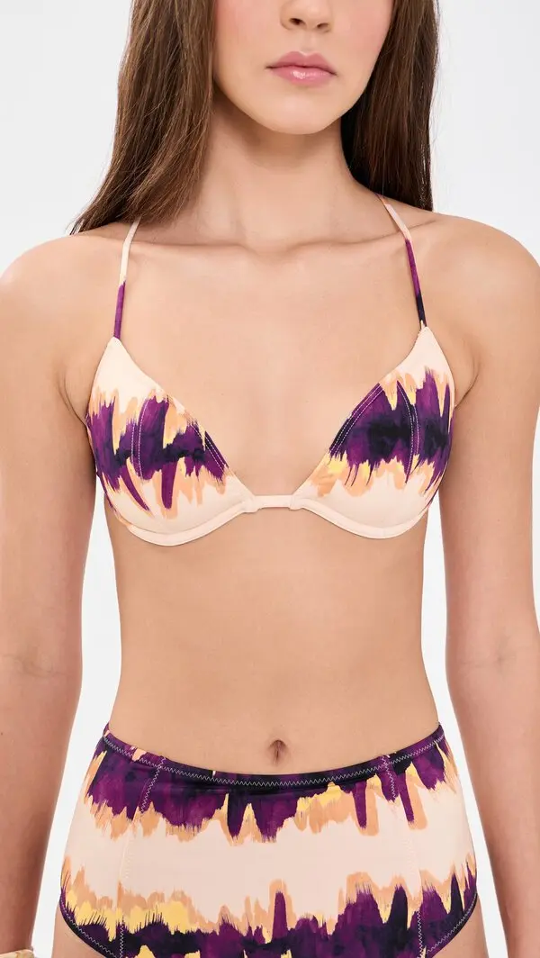 Ulla Johnson Floria Tie Bikini Top