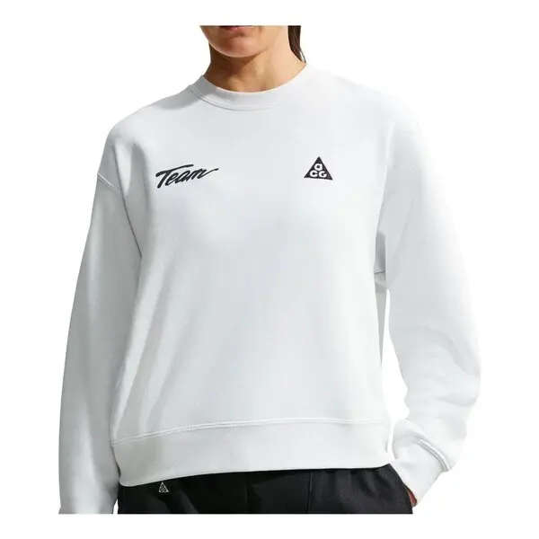 Nike X Tuff Fleece Sweatshirt - Summit White/black
