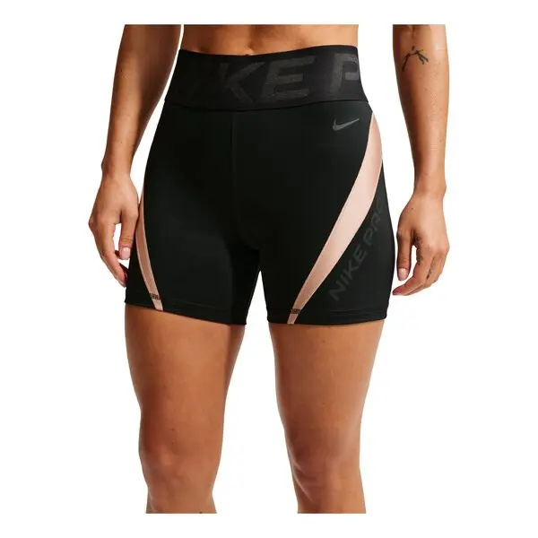 Nike X Keely Hodgkinson Pro Sculpt Dri-fit High-waisted 5" Biker Shorts - Black/linen