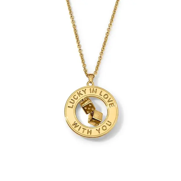 DÉCLARER Lucky In Love Pendant In Vermeil