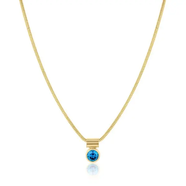 SET & STONES Ellie Birthstone Necklace- December