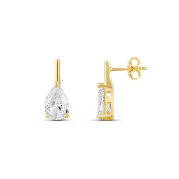 SHYMI Pear Shape Bar Drop Earrings
