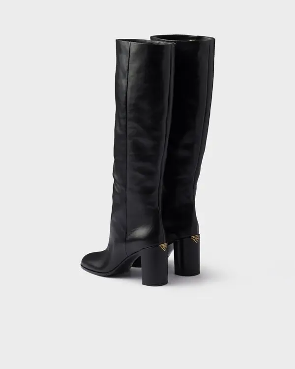 Prada Block-heeled Knee-high Boots