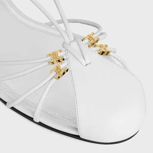 Celine Cocktail Sandals In Goatskin
