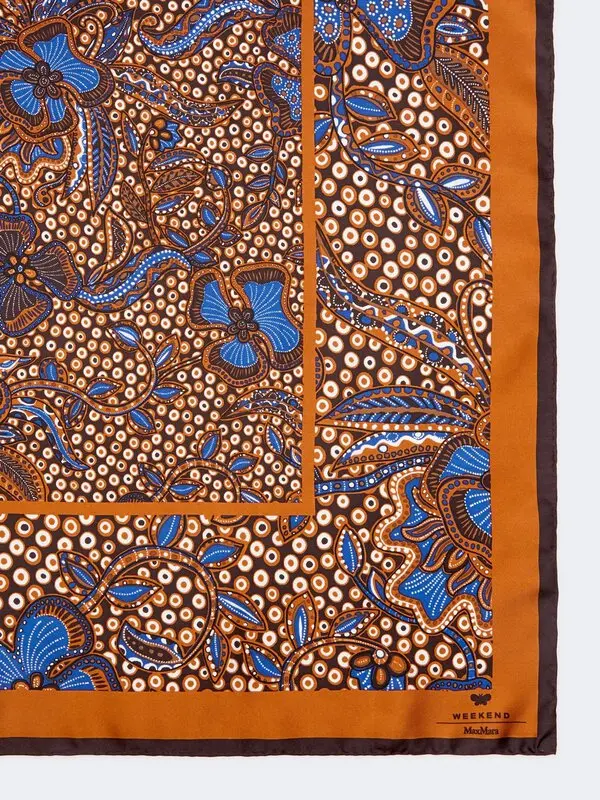 Max Mara Square Silk Scarf