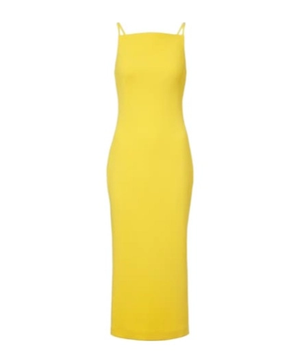 Givenchy Sleeveless Midi Dress - Yellow