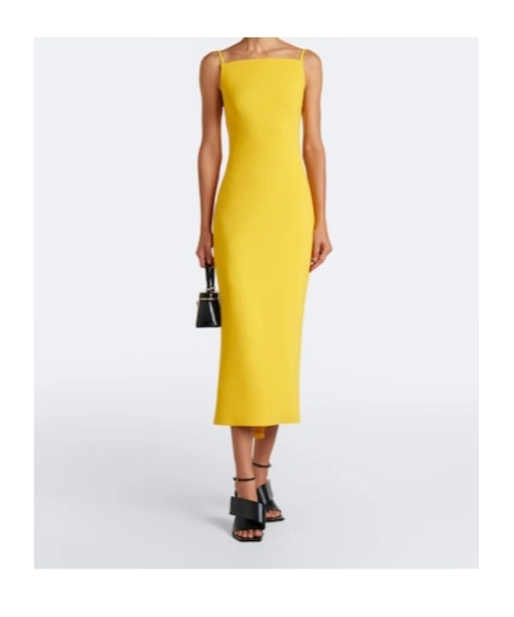 Givenchy Sleeveless Midi Dress - Yellow