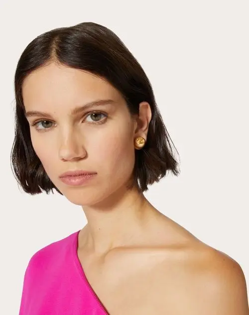 Valentino Garavani Vlogo Plaque Stud Earrings