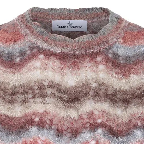 VIVIENNE WESTWOOD Textured Knit Knitted Top
