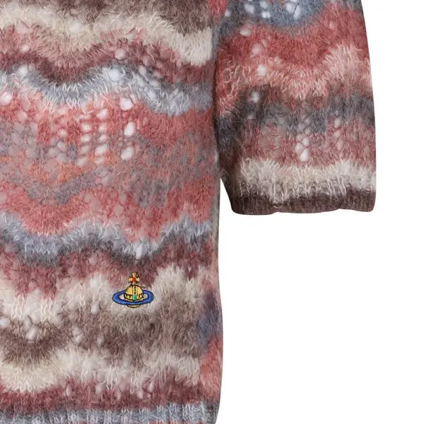 VIVIENNE WESTWOOD Textured Knit Knitted Top