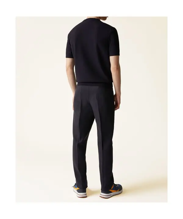 Loro Piana Walkery Knitted Round Collar Short Sleeves