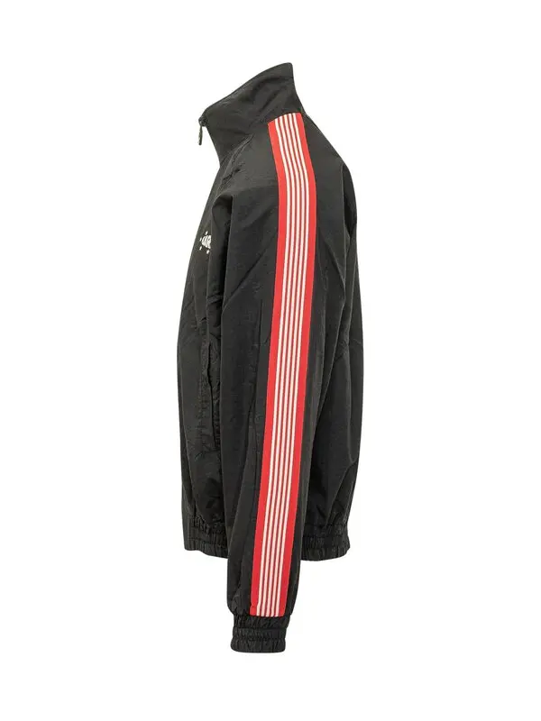 BARROW High-neck Zip-up Jacket With Printed Pattern