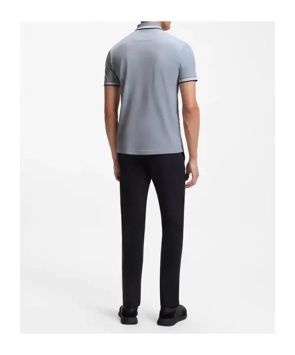 Hugo Boss Paddy Logo-embroidered Tipped Polo Shirt