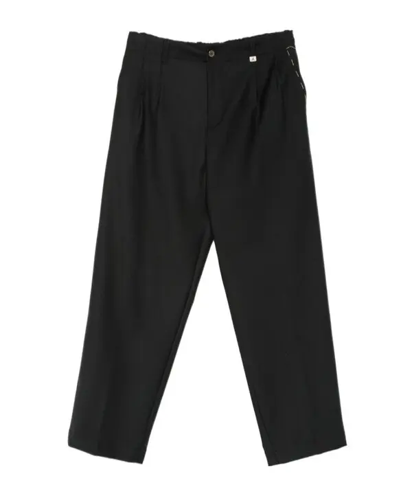 MYTHS Pleated-front Straight-leg Trousers