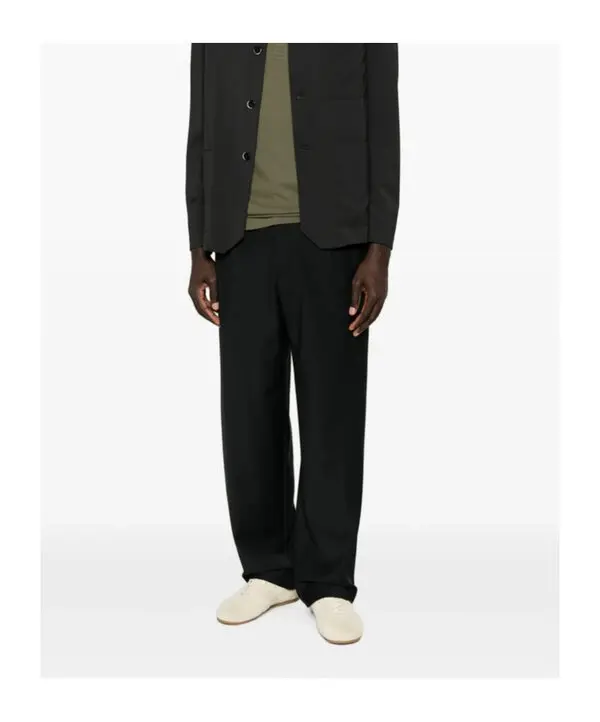 MYTHS Pleated-front Straight-leg Trousers